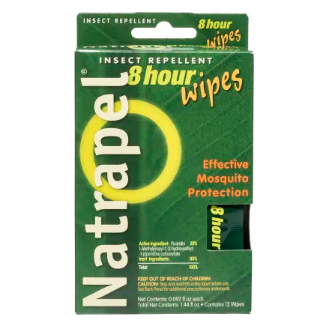 Natrapel Mosquito, Tick and Insect Repellent Wipes 20% Picaridin ...