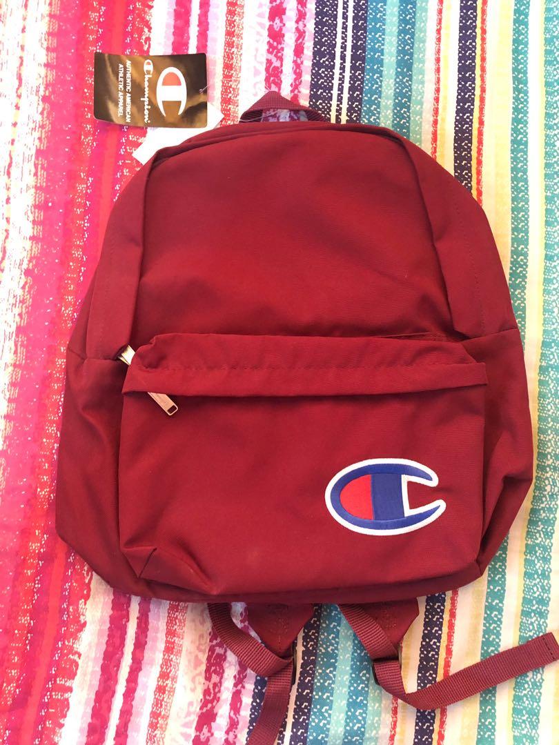Original Champion Backpack Brandnew, Men's Fashion, Bags, Backpacks on ...