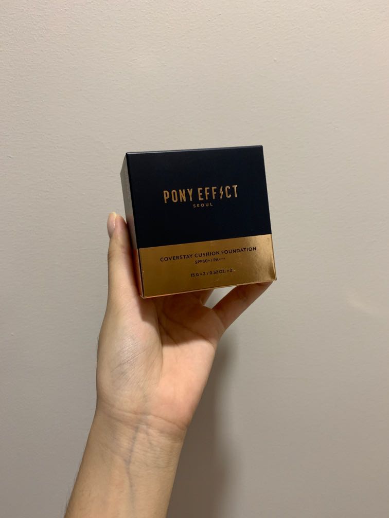 PONY EFFECT Coverstay Cushion Foundation- Rosy Beige [BRAND NEW ...