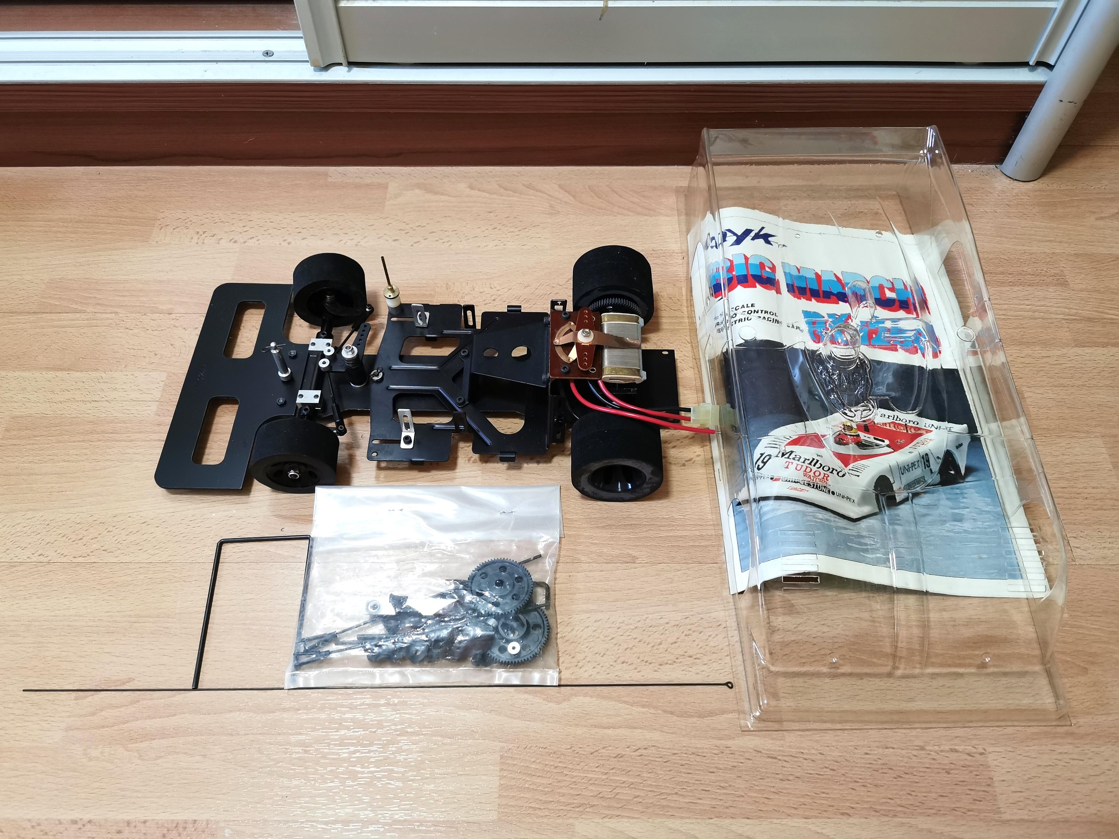 Rare Vintage 1979 AYK 1/12 Big March RX1200 Pan Car, Hobbies & Toys, Toys & Games on Carousell