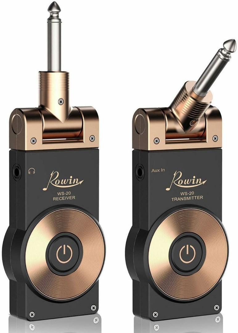 Rowin 2.4G Rechargeable Guitar Wireless Transmitter Receiver Wireless ...