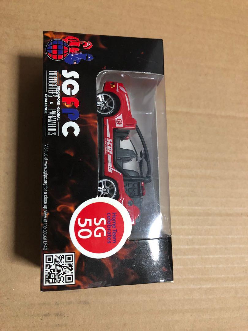 SG 50 SCDF Fire-Fighting Red Rhino toy car, Hobbies & Toys, Toys ...
