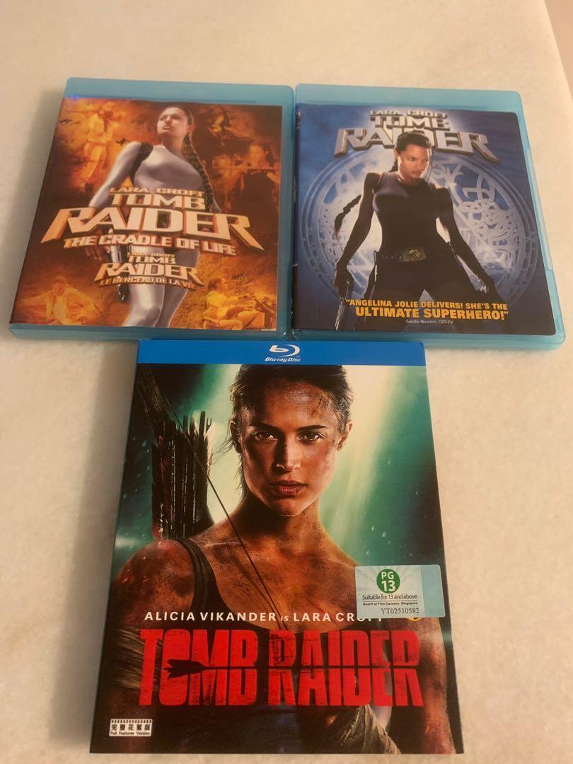 Tomb Raider Collection (3 Blu Rays), Hobbies & Toys, Music & Media, CDs ...