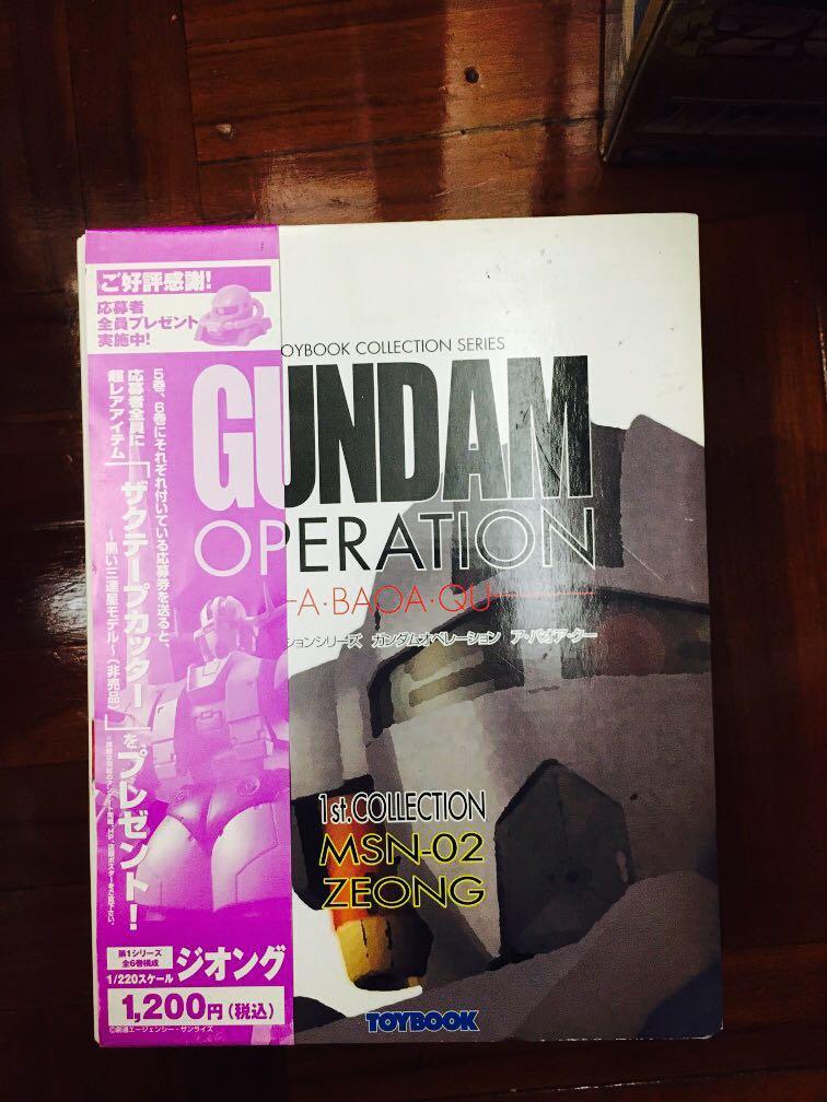 Toybook 1st Collection Series MSN-02 Zeong Operation Figure, 興趣及遊戲, 玩具 ...