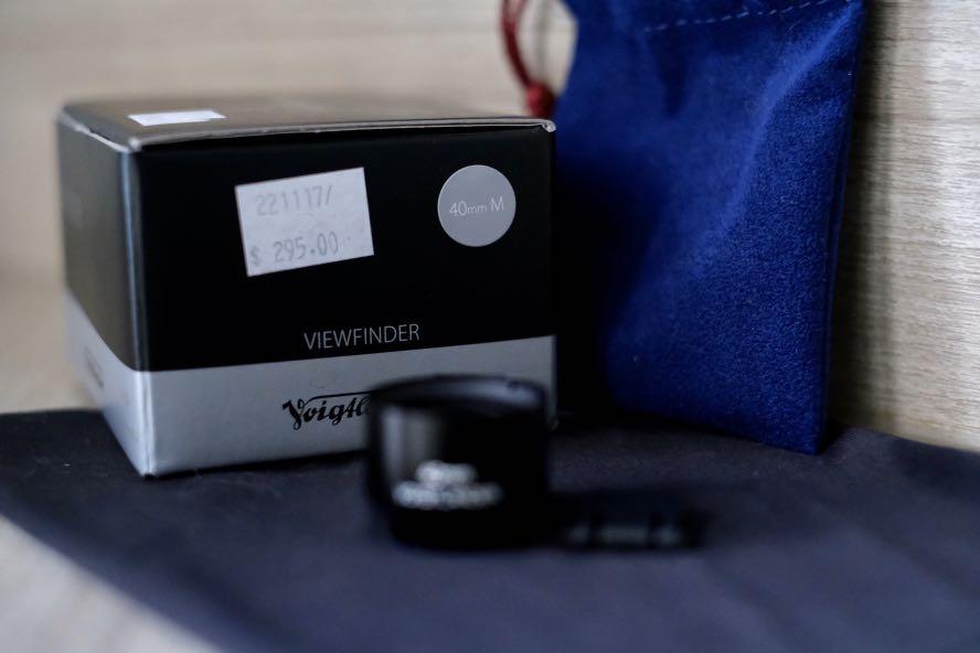 Voigtlander 40mm Metal Optical Viewfinder (NEW) , Photography, Lens ...
