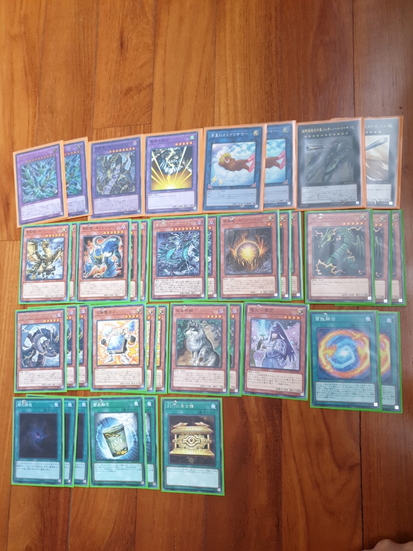 Yugioh Thunder Dragon Play set, Hobbies & Toys, Toys & Games on Carousell