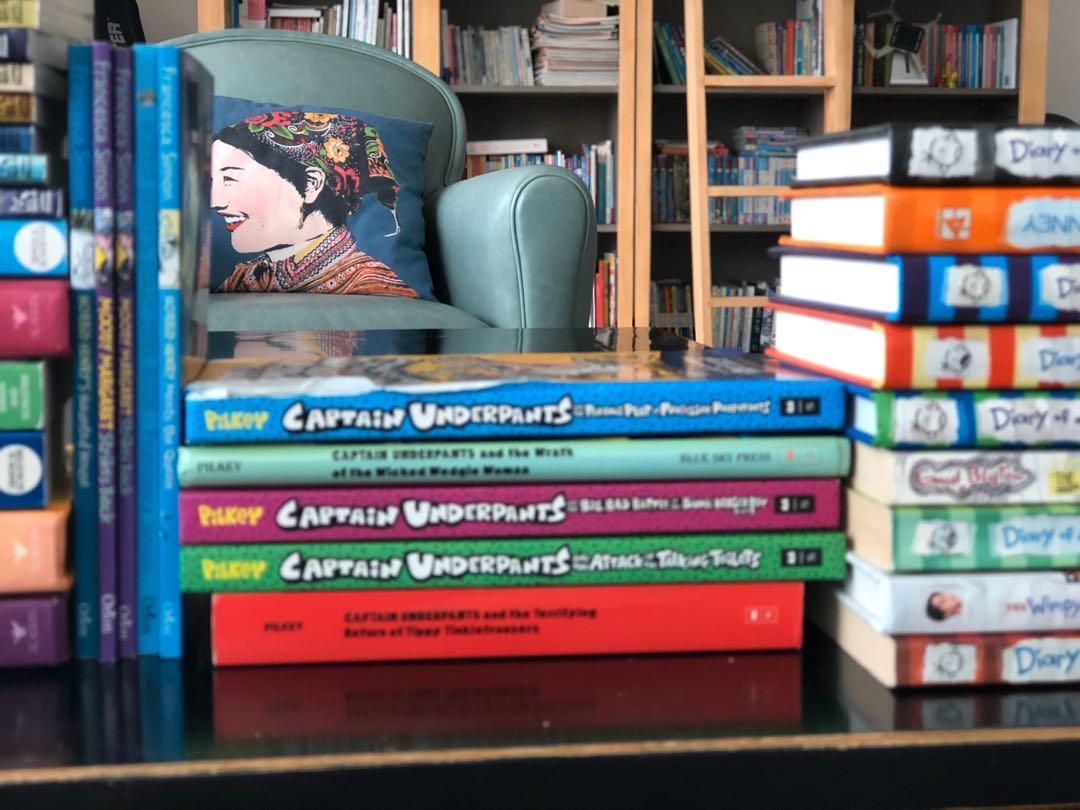 38 children books Wimpy kid, Dork diaries, captain underpants, kingdom ...