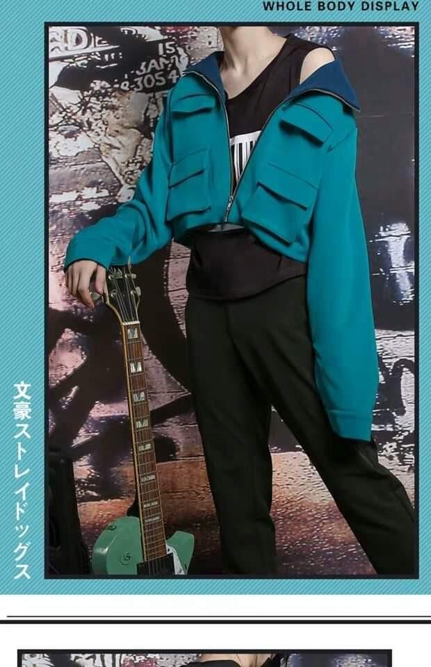 ⚡AKUTAGAWA RYUNOSUKE STREETWEAR CASUAL COSPLAY BUNGOU STRAY DOGS DOUJIN ...