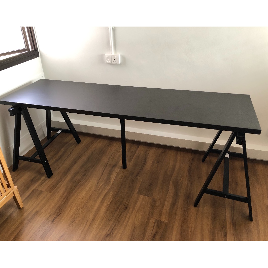 Brand New IKEA Linnmon Table [200cm by 60cm], Furniture & Home Living ...
