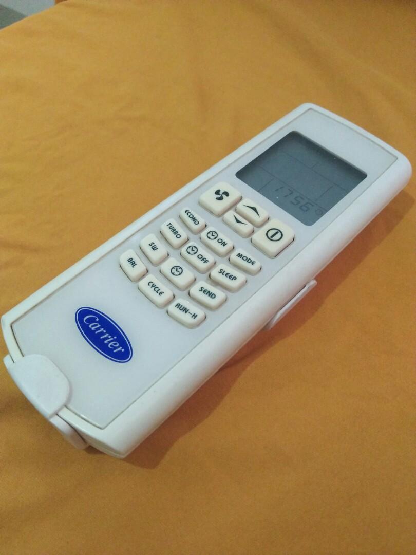 Carrier Remote Control Window Type, TV & Home Appliances, TV ...