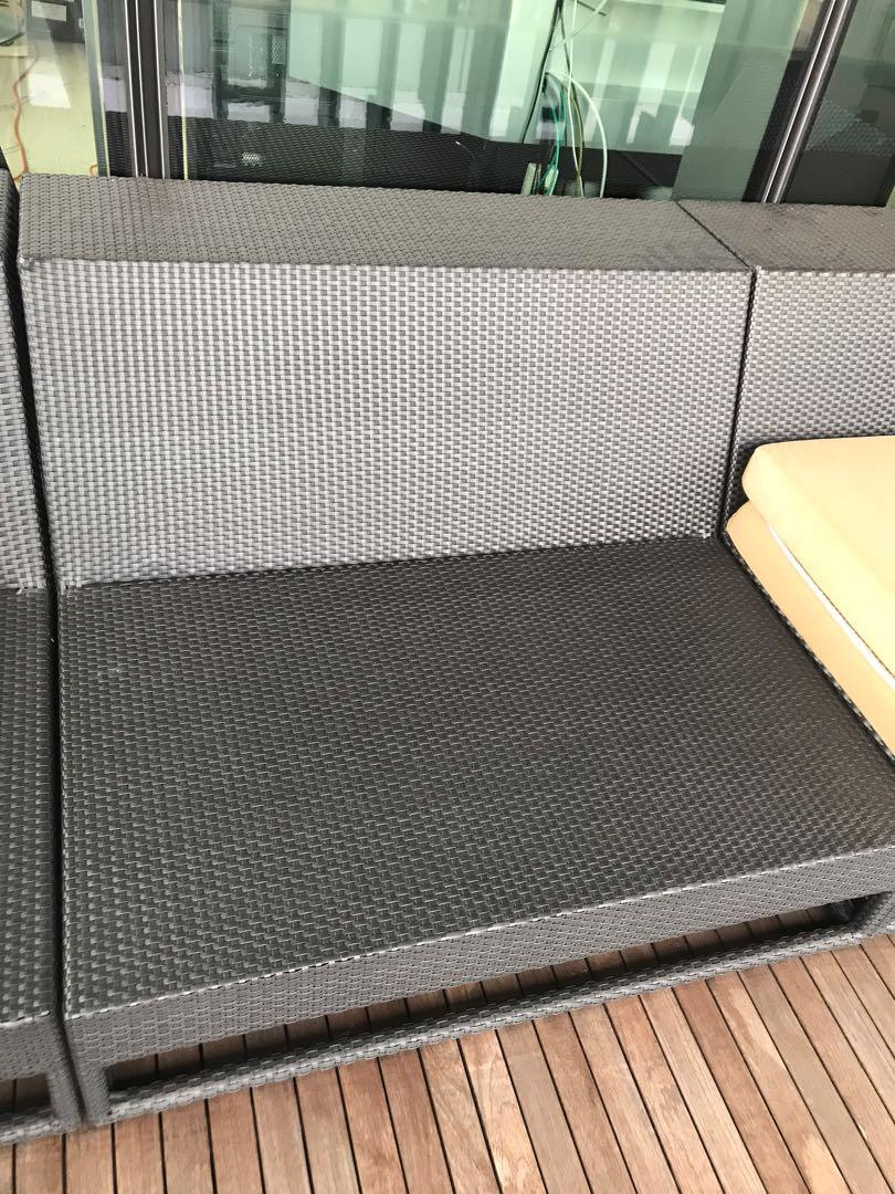 Dedon large outdoor sectional couch, Furniture & Home Living, Furniture ...