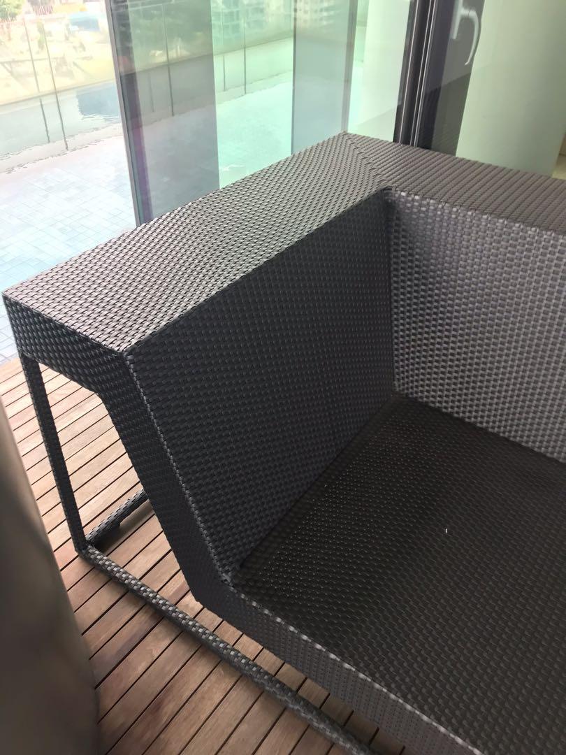 Dedon large outdoor sectional couch, Furniture & Home Living, Furniture ...