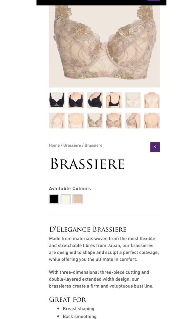 D’Elegance Bra (size B75), Women's Fashion, New Undergarments ...