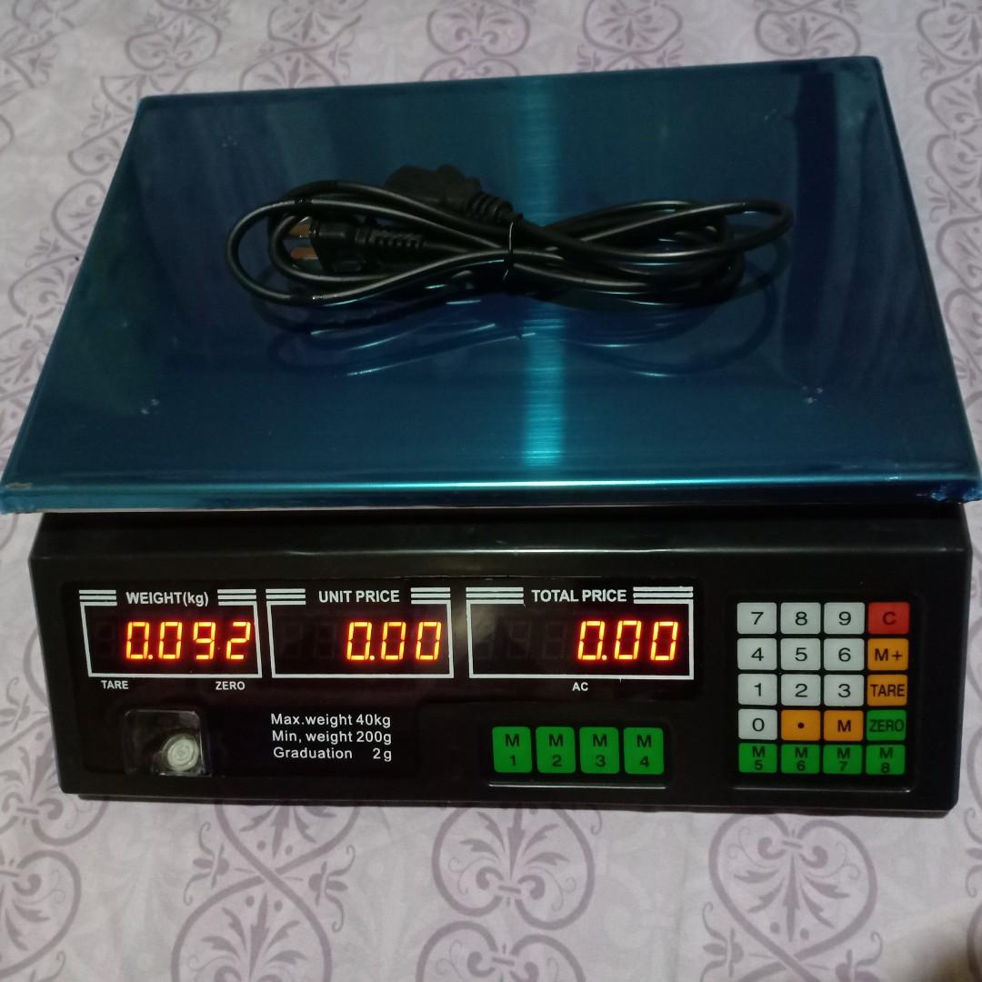 Digital Computing Scale Rechargeable, Computers & Tech, Office ...