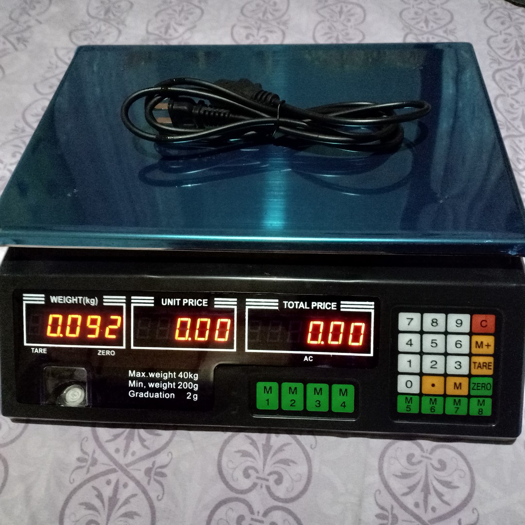 Digital Computing Scale Rechargeable, Computers & Tech, Office ...