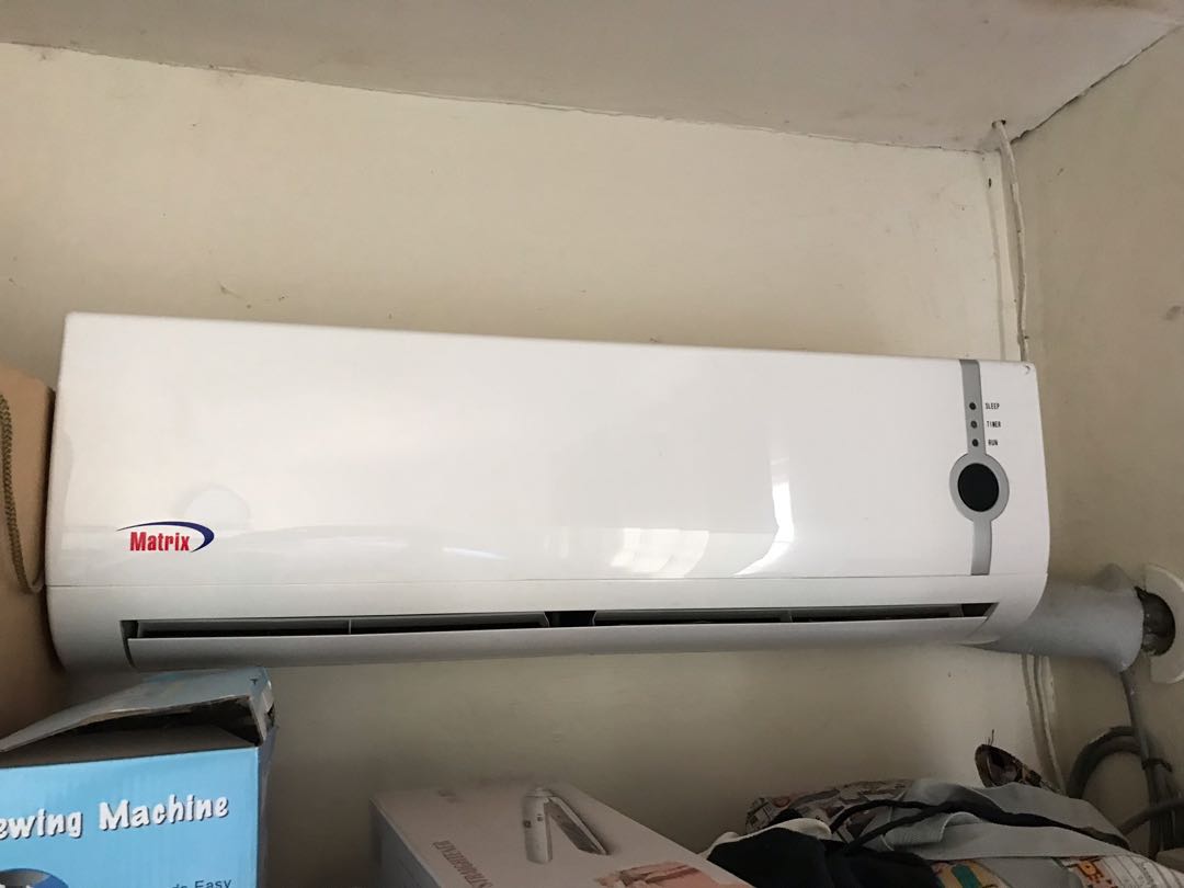 Aircon Matrix 1.5hp non-inverter (basic) , TV & Home Appliances, Air ...
