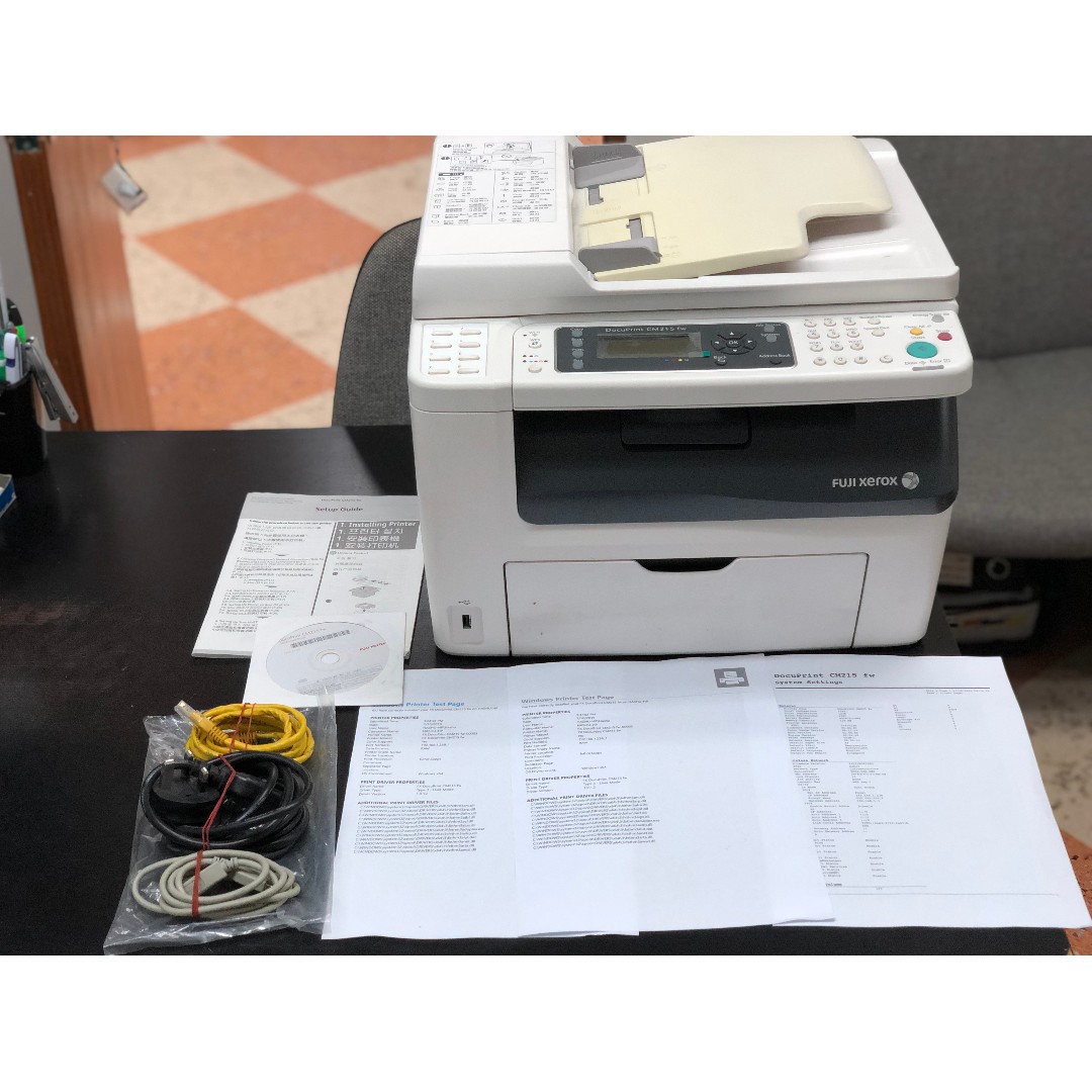 Fuji Xerox DocuPrint CM215 fw, Computers & Tech, Printers, Scanners & Copiers on Carousell
