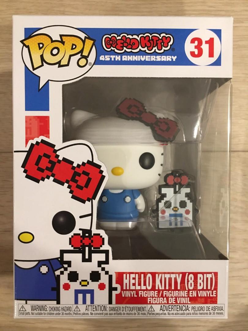 Funko Pop - Hello Kitty (8 bit) with milk 45th Anniversary, Hobbies ...
