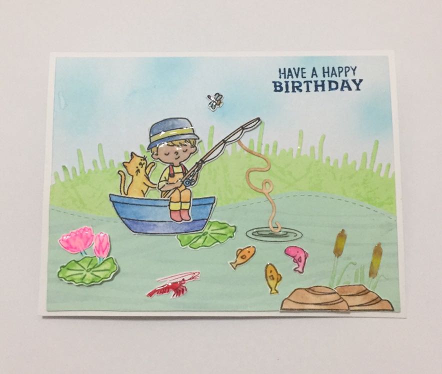 Handmade Birthday Card-landscape$, Hobbies & Toys, Stationery & Craft ...