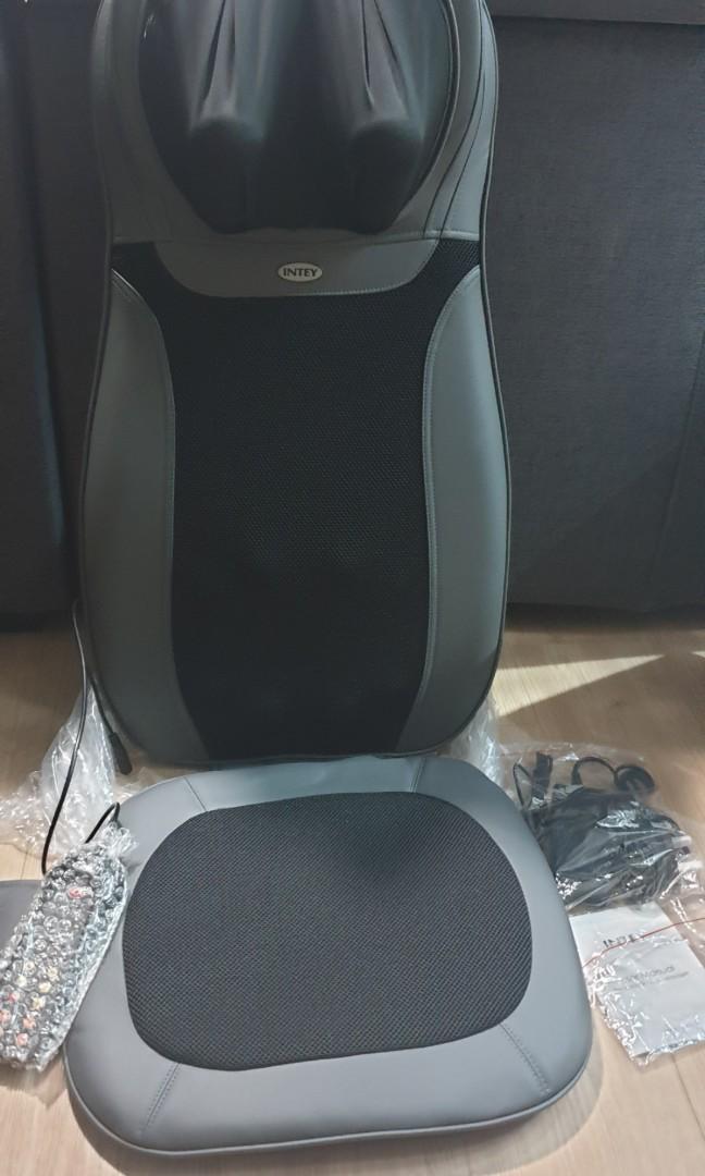 Intey Shiatsu Massage Chair Pad Acupressure Therapy Back Massager Cushion With Heat Backand Neck