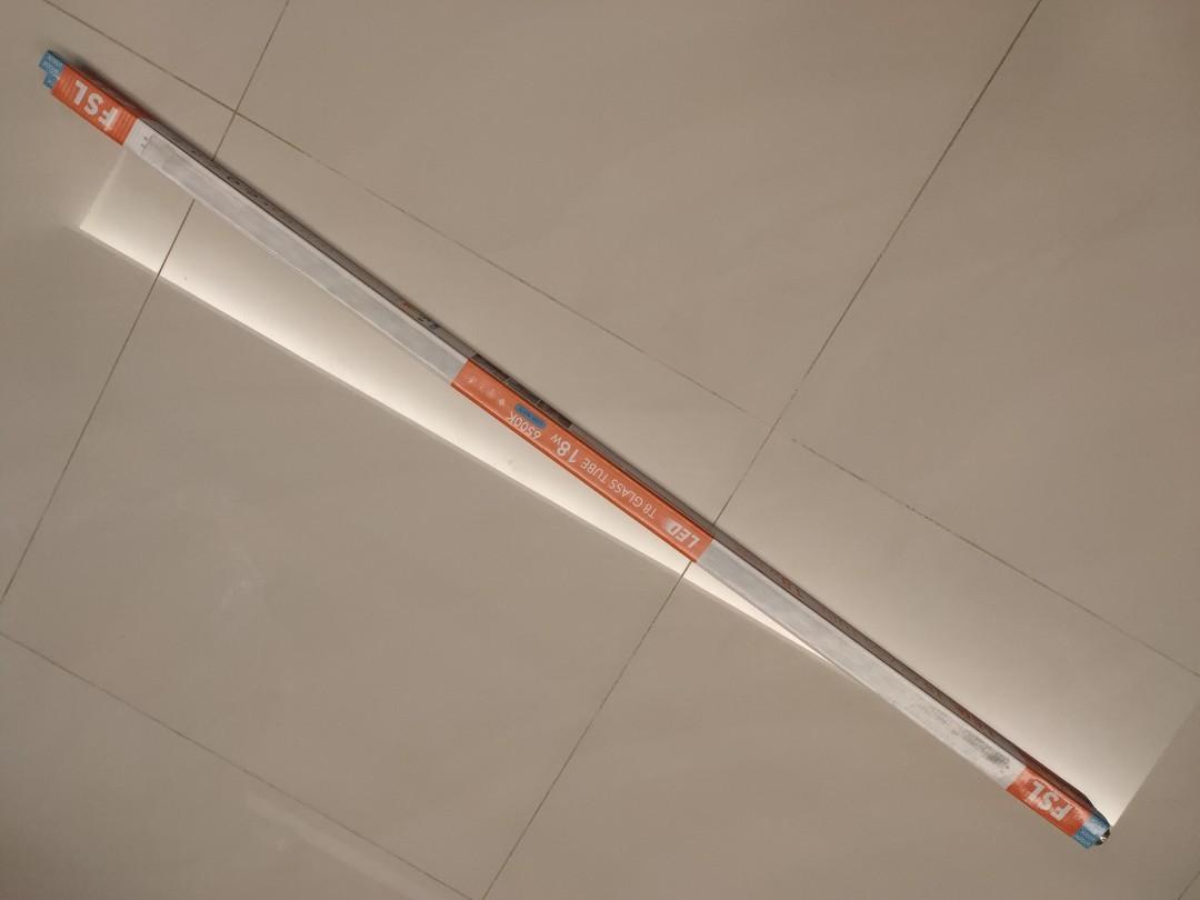 FSL T8 18W FEET LED TUBE (COOL WHITE) 6500K, Services, Home Services, Electrical, Lighting ...