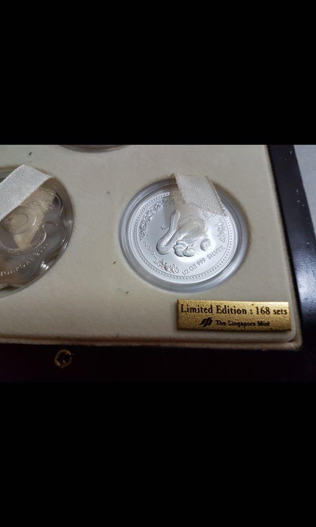 lIMITED EDITION singapore snake silver coin, Hobbies & Toys ...