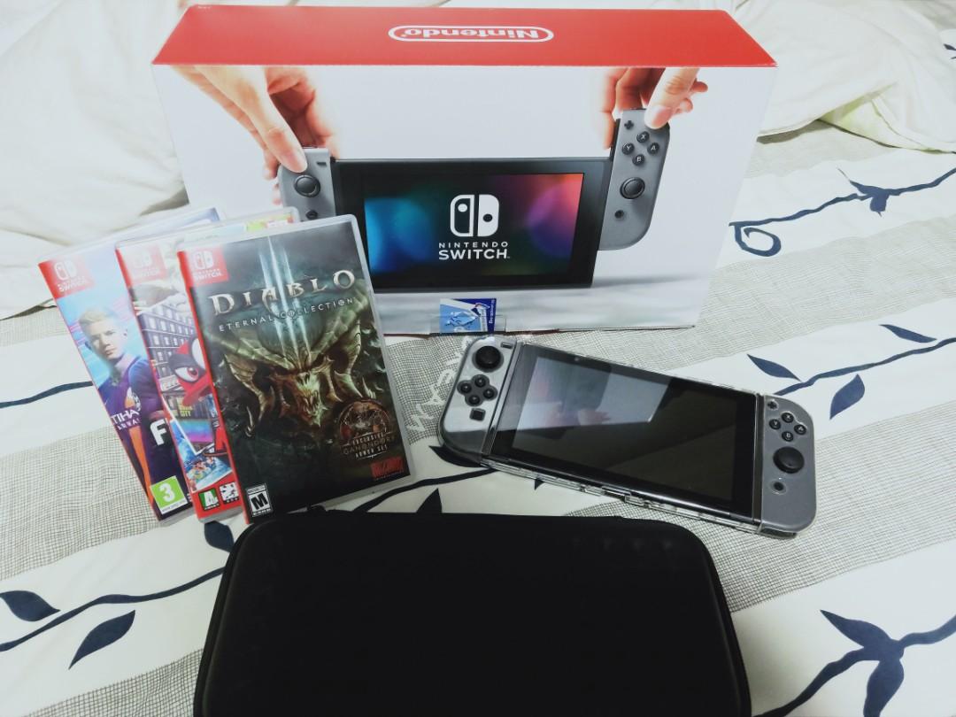 Nintendo Switch Bundle, Video Gaming, Video Games, Nintendo on Carousell