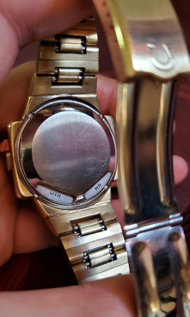 Omega kojak 1st digital watch 14k gold top, Luxury, Watches on Carousell