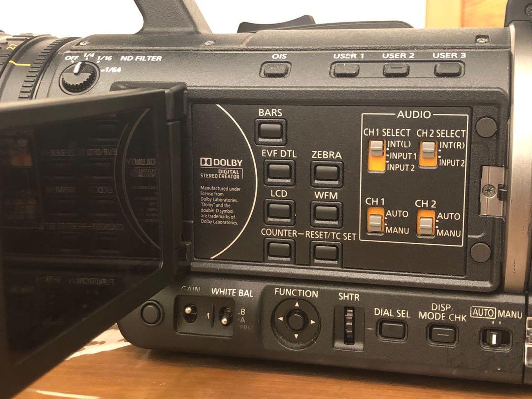 Panasonic AG-AC120 PAL AVCCAM Professional Camcorder, Photography ...