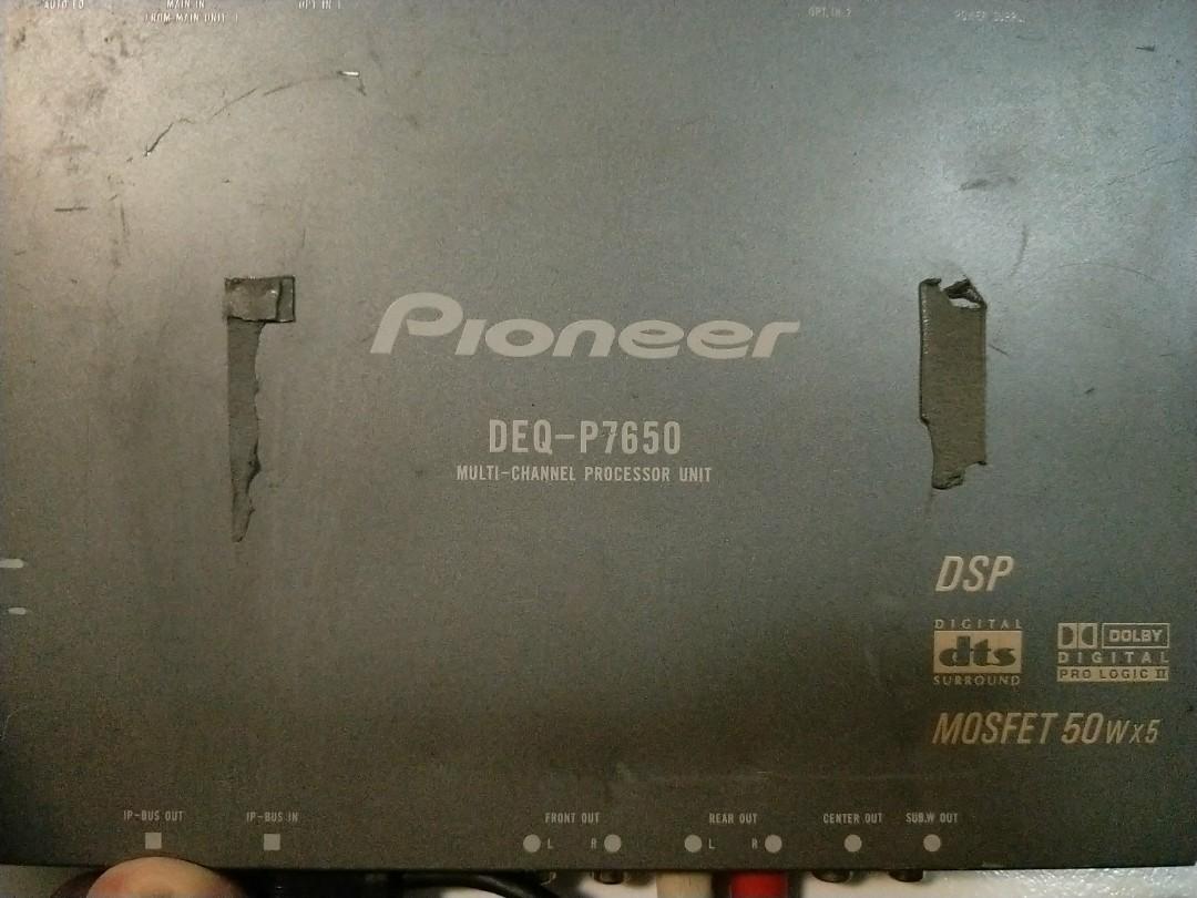 Pioneer DEQ-P7650, Car Accessories, Accessories on Carousell