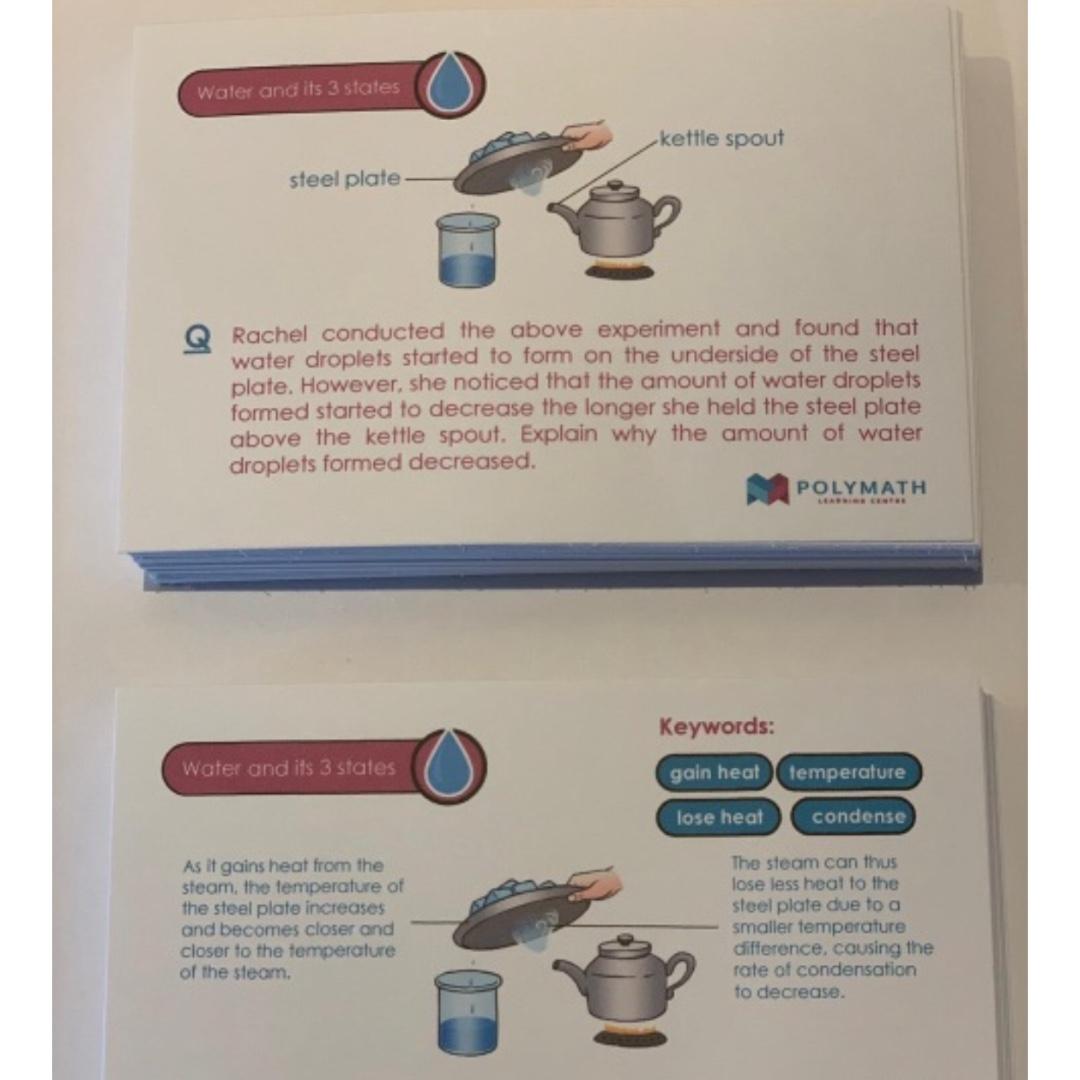 Polymath learning centre science flashcards, Hobbies & Toys, Books ...