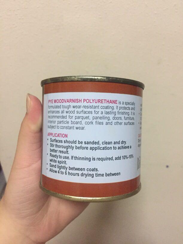 Pye Polyurethane Wood Varnish, Furniture & Home Living, Furniture ...