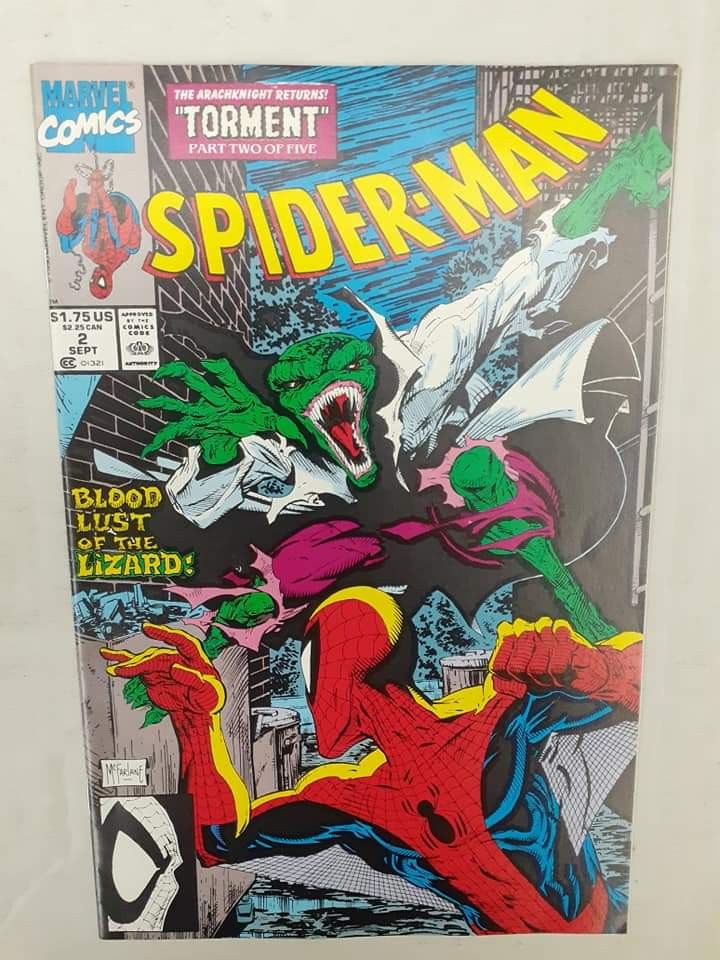 Spiderman 2 Todd Mcfarlane Cover Art Marvel Comics Hobbies