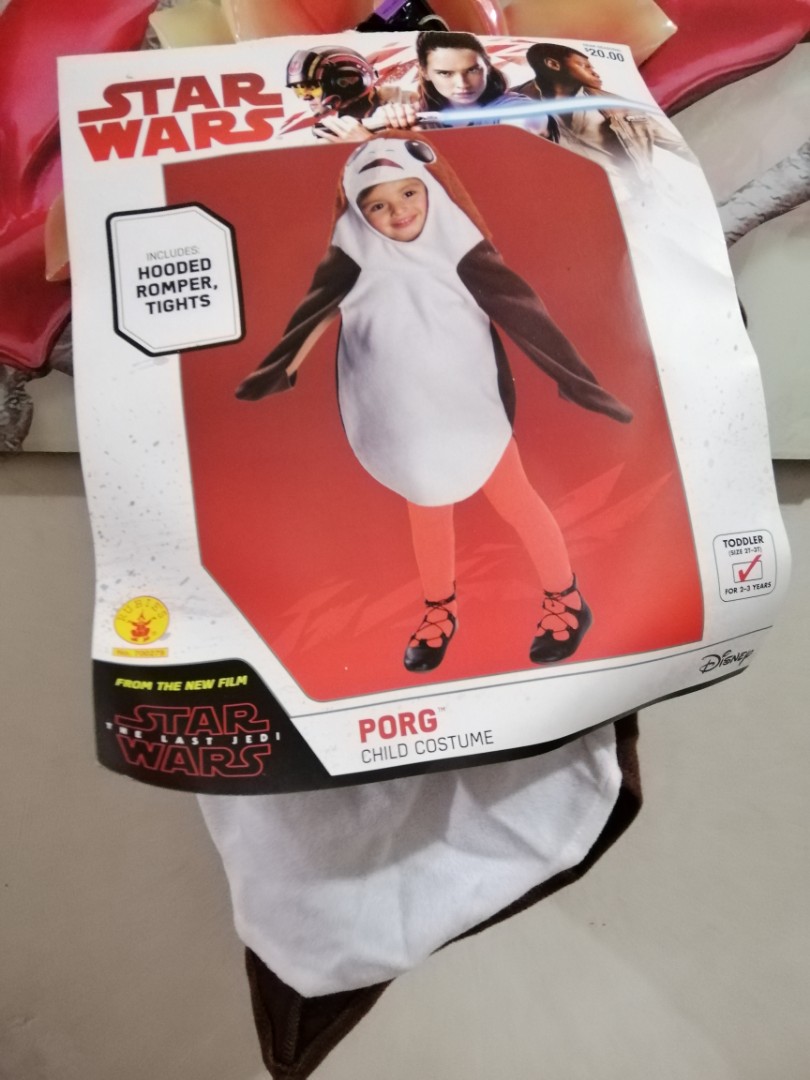 Star Wars Porg Halloween Costume, Babies & Kids, Babies & Kids Fashion ...