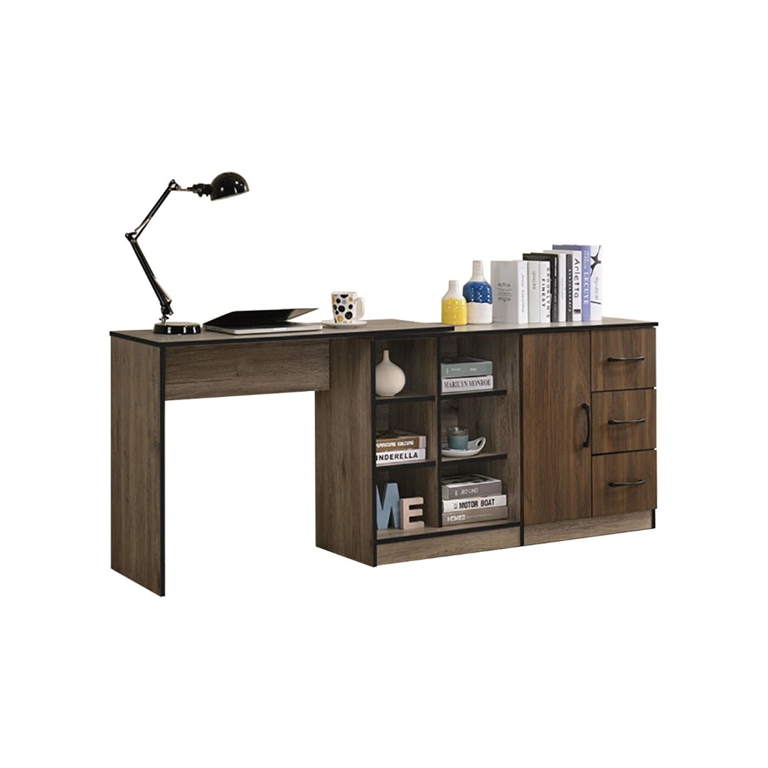 STUDY TABLE WITH BOOK SHELF, Furniture & Home Living, Furniture, Tables ...