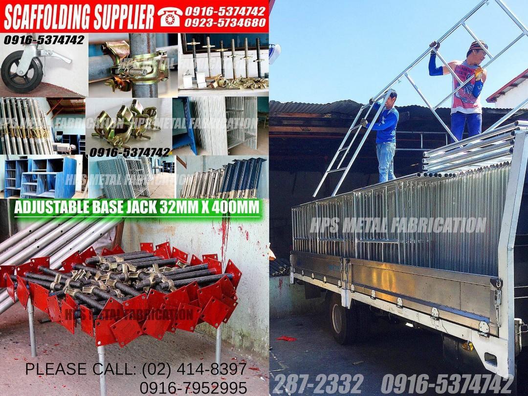 U Head Shoring Jack Catwalk Scaffolding Set Swivel Clamp Phenolic Board ...