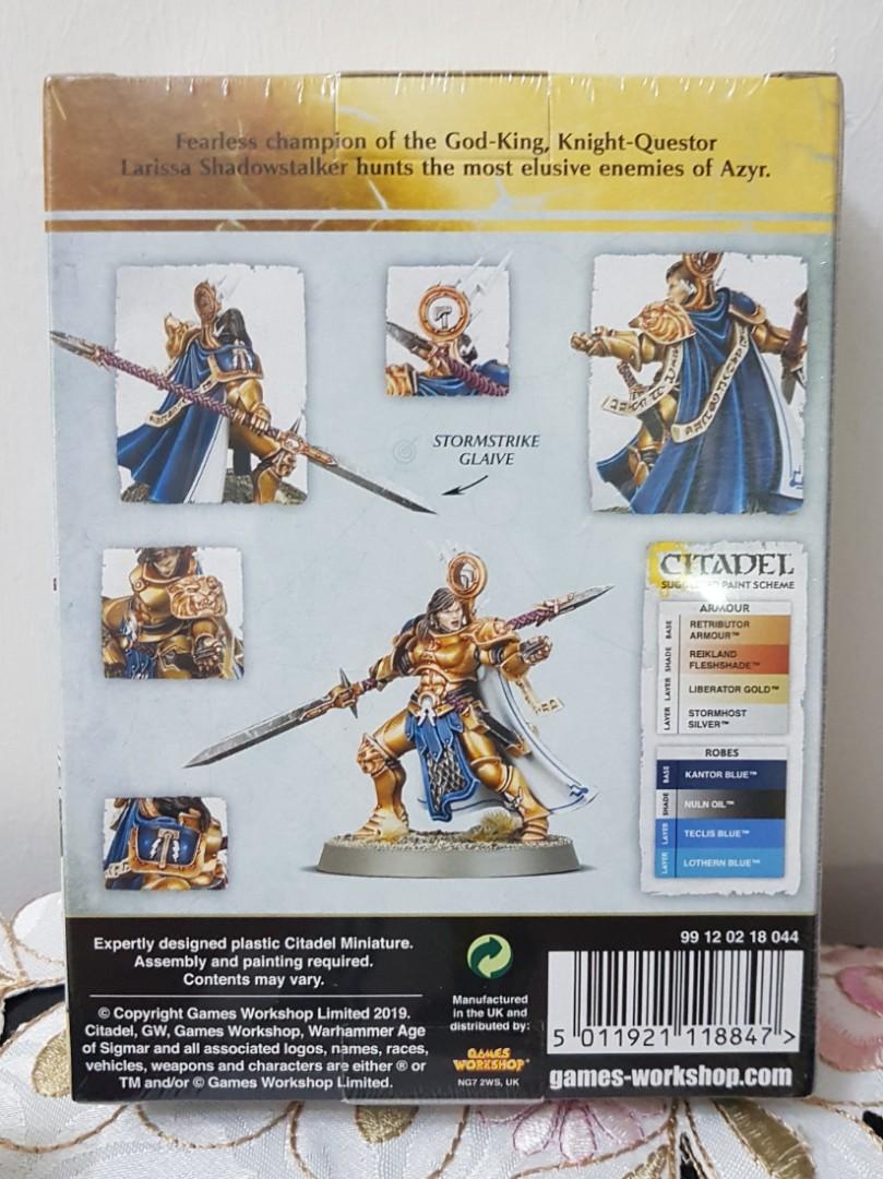 Warhammer Sigmar AOS Stormcast Knight-Questor Larissa Shadowstalker ...