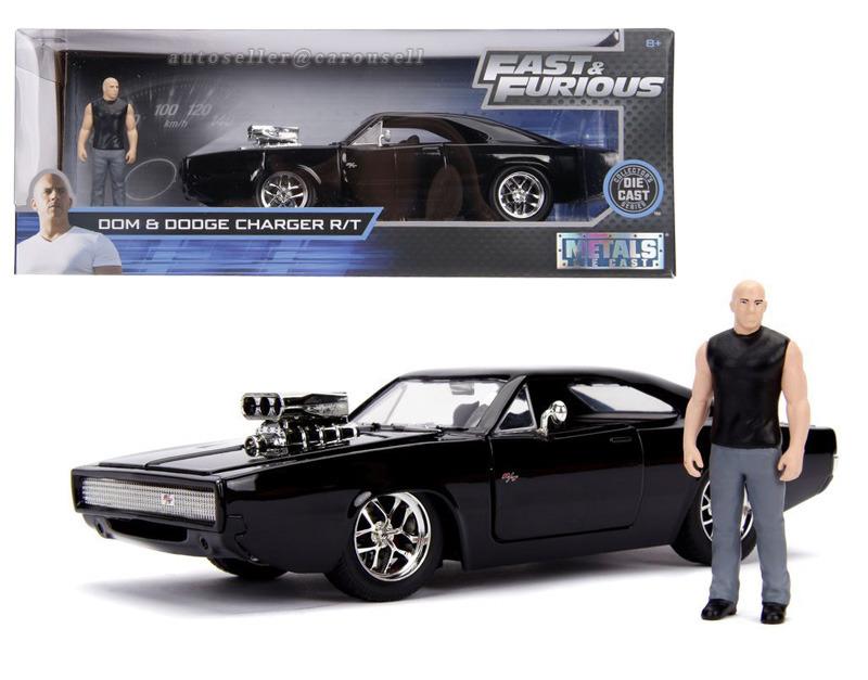 1/24 Dom & Dodge Charger R/T w Dom Figure - Fast & Furious 7, Hobbies ...