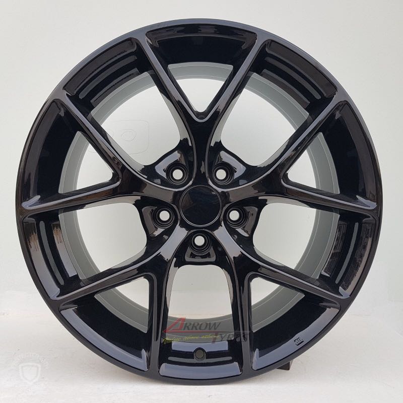 17” Type R design rims 5x114.3, Car Accessories, Tyres & Rims on Carousell