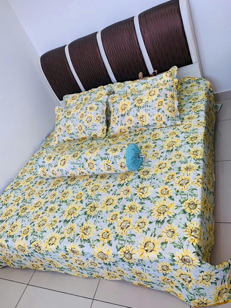 CADAR HQ 6IN1 COLOR PASTEL, Furniture & Home Living, Bedding & Towels on Carousell