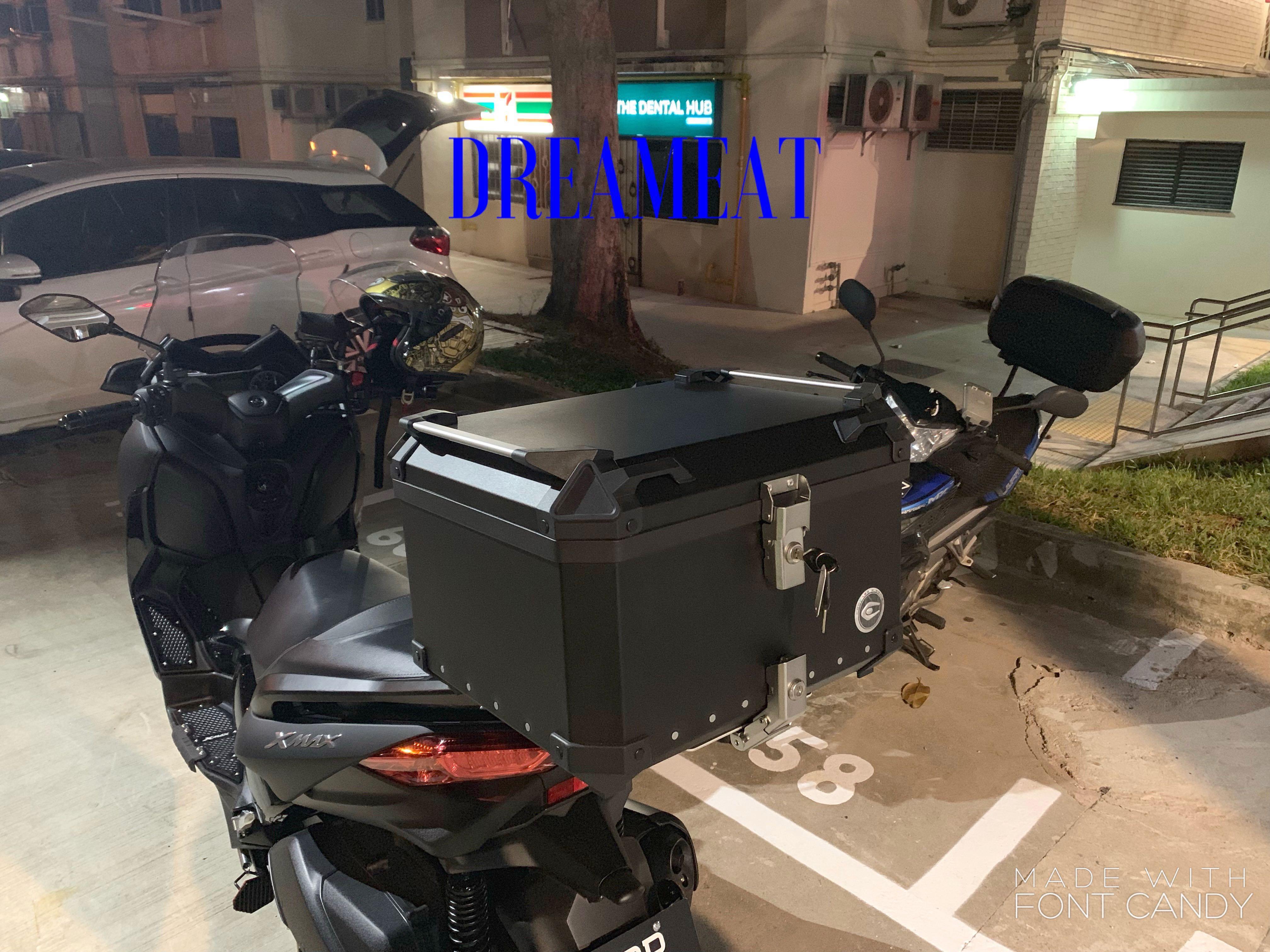 COOCASE X5 50L PREMIUM BLACK ALUMINIUM TOP CASE(LATEST VERSION)(FREE ...