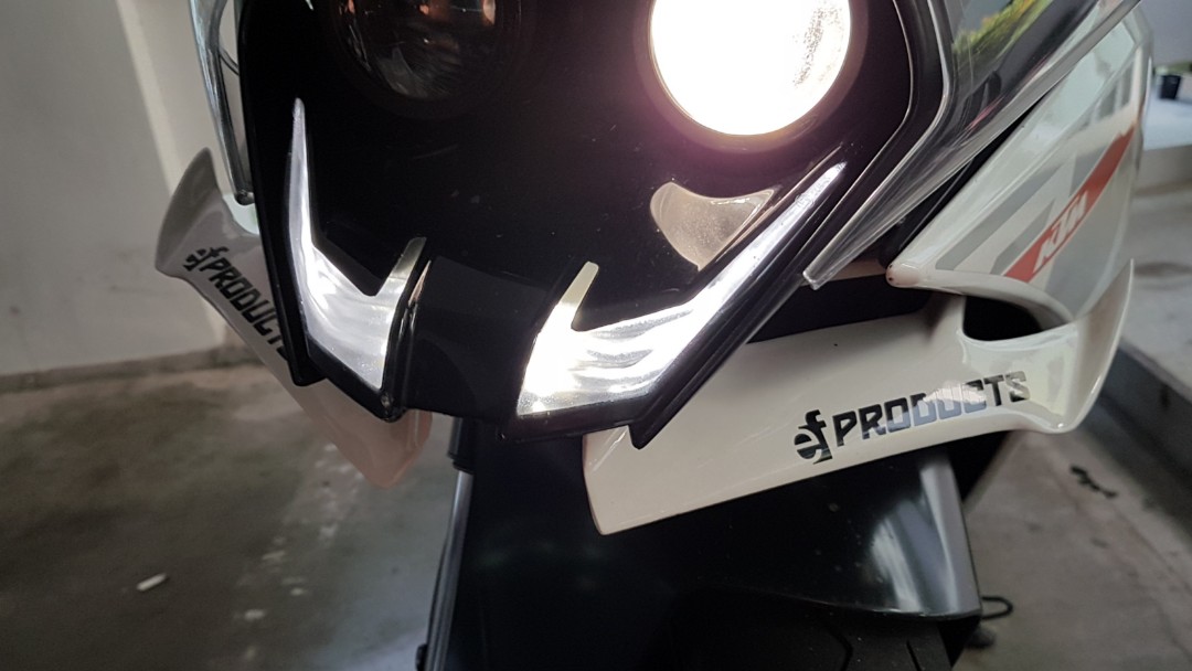 EfProducts fiberglass winglet for KTM Rc390 / Rc200, Motorcycles ...