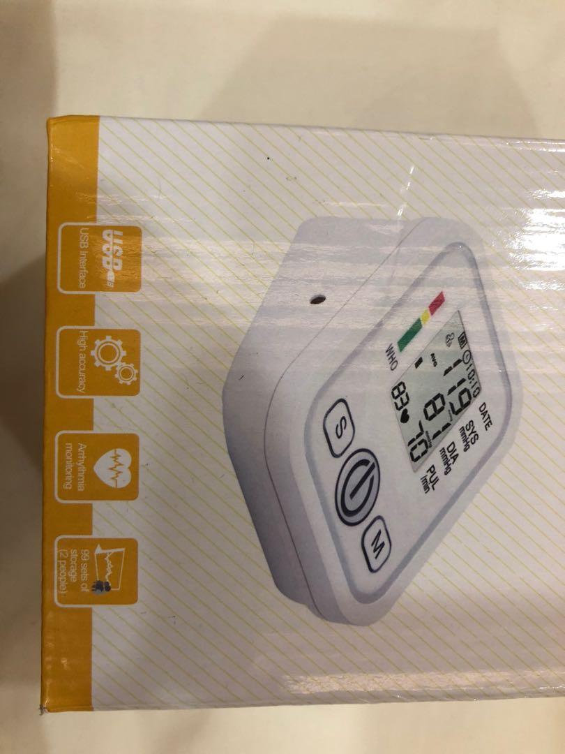 Electric blood pressure monitor, Health & Nutrition, Health Monitors ...