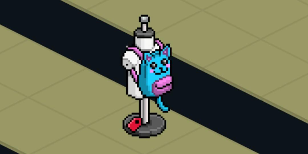 Habbo - Kitty Backpack, Hobbies & Toys, Toys & Games on Carousell
