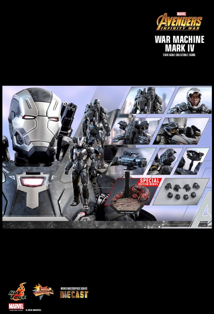 Hottoys MMS 499 D26 1/6 WAR MACHINE MARK 4 with bonus parts 會場版 可取貨訂單 ...