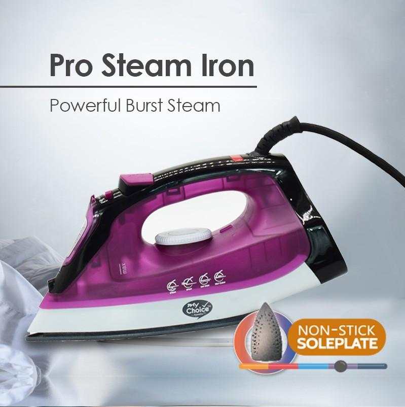 Iron - My Choice by PowerPac Pro Steam Iron (MC167), TV & Home ...
