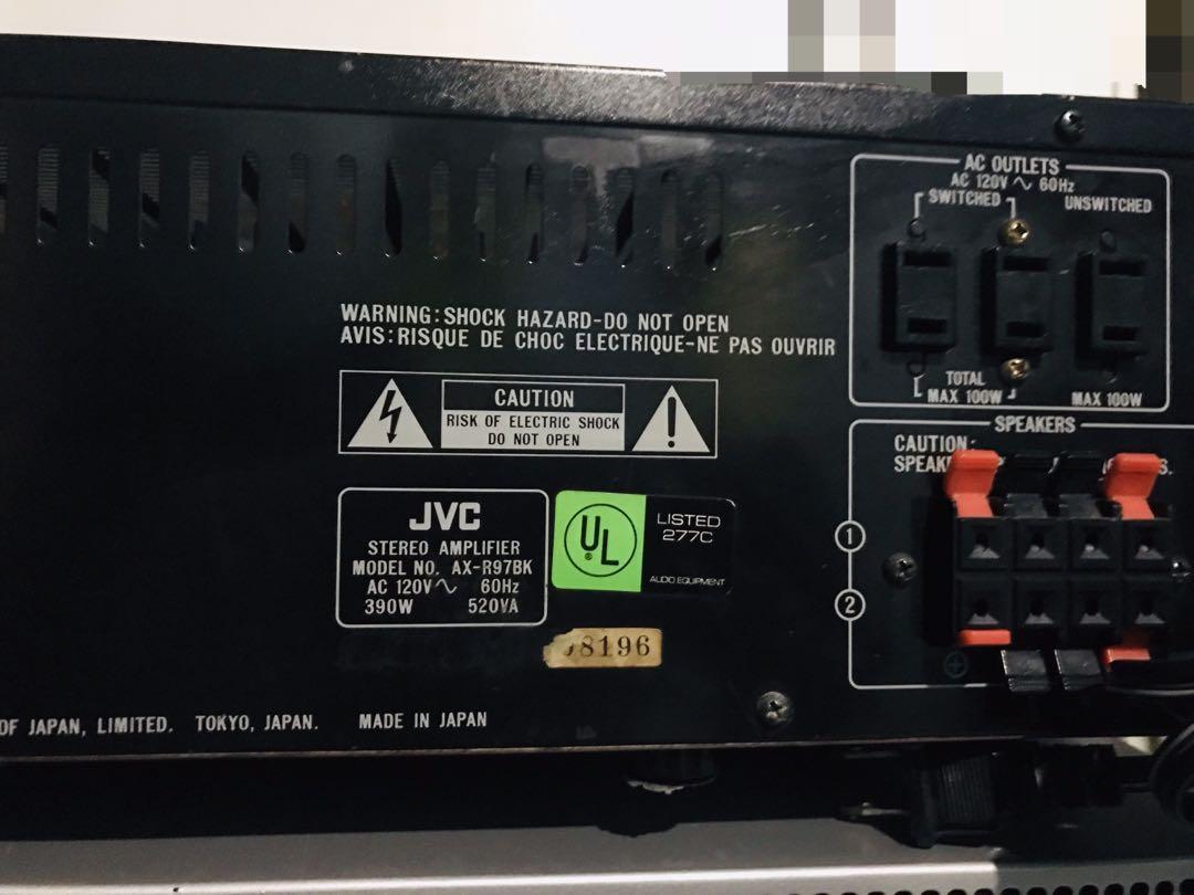 JVC INTEGRATED AMPLIFIER, Audio, Soundbars, Speakers & Amplifiers on ...