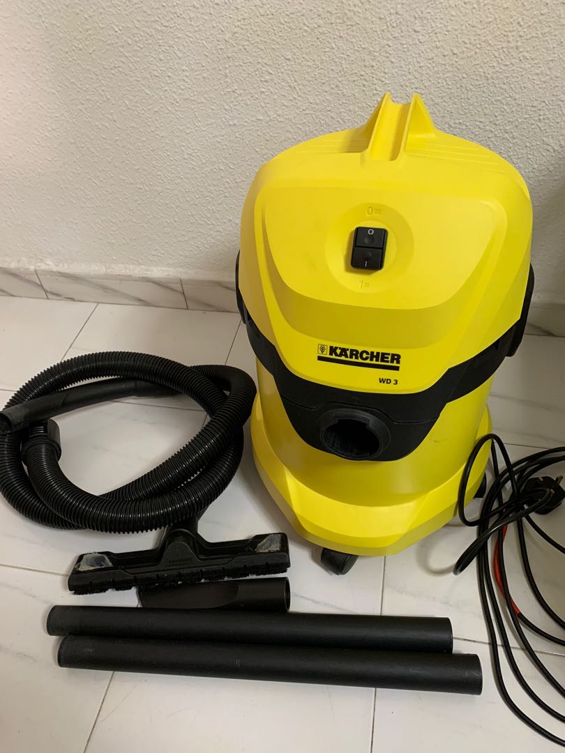 Karcher Vacuum Cleaner WD3 Wet/Dry, TV & Home Appliances, Vacuum Cleaner & Housekeeping on Carousell