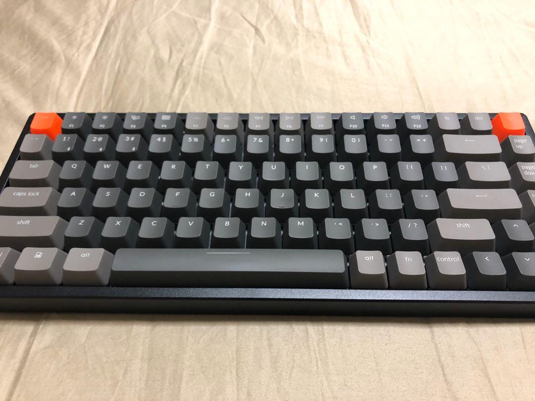 Keychron K2 Bluetooth Mechanical Keyboard 75% with Gateron Red Switches ...
