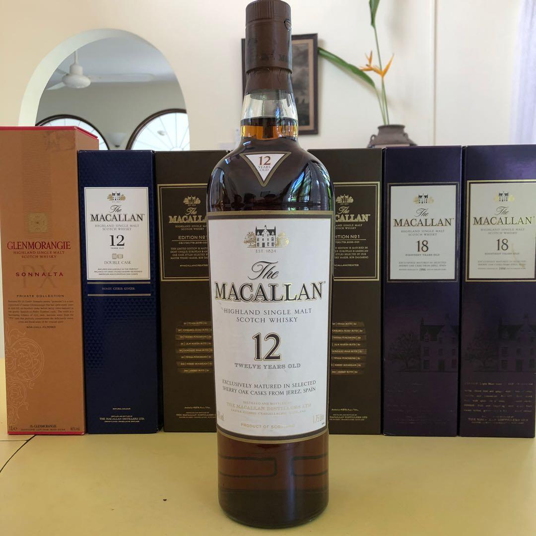Macallan 12, 1.75L, Food & Drinks, Alcoholic Beverages on Carousell